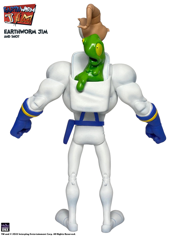 Earthworm Jim Wave 1 - Earthworm Jim + Snot — Premium DNA Toys